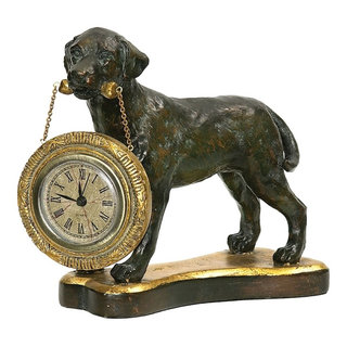 Lab Clock Holder - Traditional - Desk And Mantel Clocks - by Knobs and ...