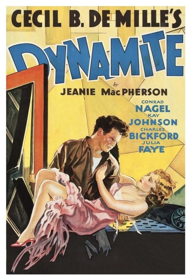 "Vintage Film Posters: Dynamite" Digital Paper Print, 14"x20", 42"x62" - Midcentury - Prints And ...