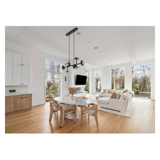 Coastal Westfield Renovation - Beach Style - Living Room - New York ...
