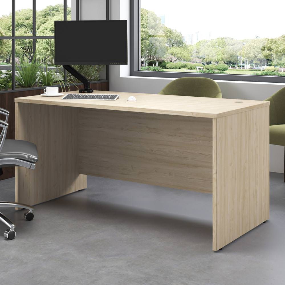 Studio C 60W x 30D Office Desk in Natural Elm - Tropical - Outdoor ...