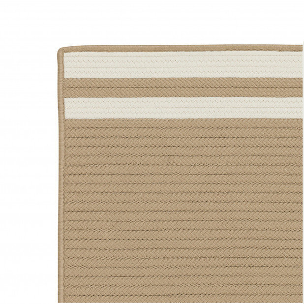 Colonial Mills Rug Denali End Stripe Ivory Rectangle, 8x11 - Beach ...