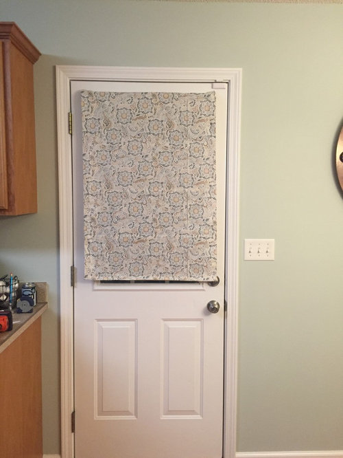Back door in kitchen