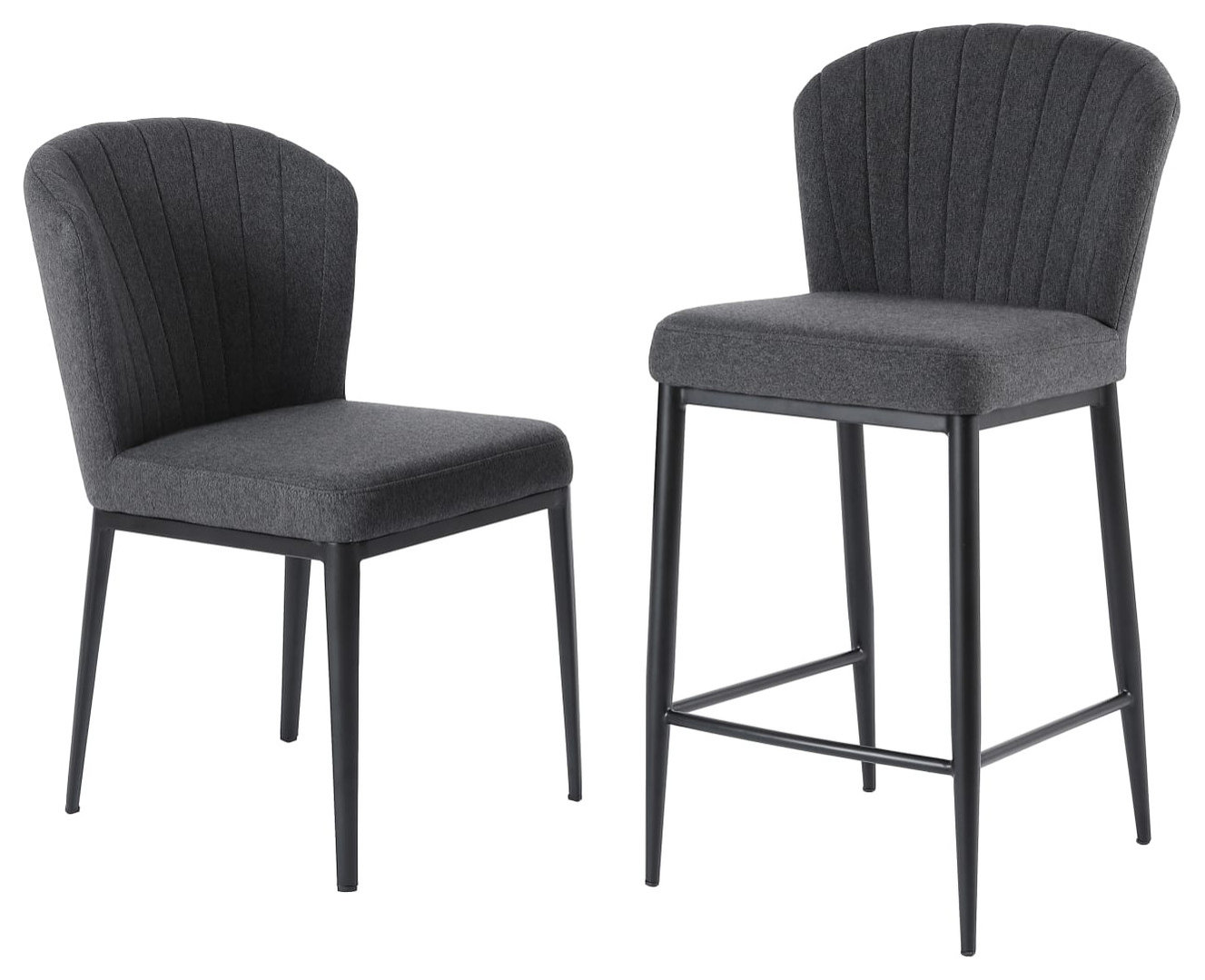 Wave Stool - Midcentury - Bar Stools And Counter Stools - by AFB Decor ...