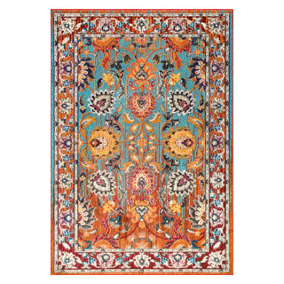 Traditional Vintage Floral Glory Rug, 4'x6' - Traditional - Area Rugs ...