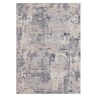 10' X 14' Gray Abstract Area Rug - Contemporary - Area Rugs - by ...