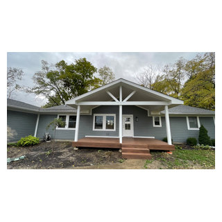 Porch Addition - Farmhouse - Porch - Indianapolis - by Jones Services ...