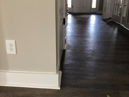 Walls not square on new home | Houzz Forum
