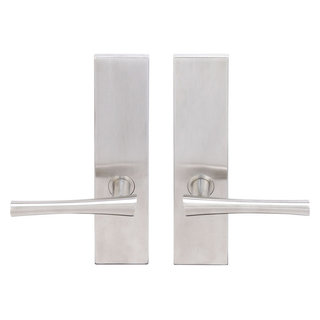 Champagne Lever, Tubular Full Dummy Pair, Left Hand, Satin Stainless ...