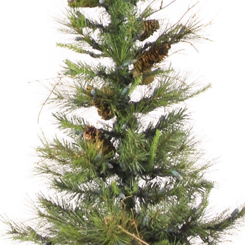 Vickerman Ashland Fir Tree With Pine Cones, 4' - Traditional ...