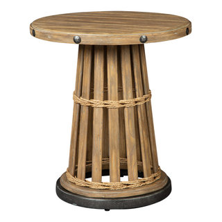 Shoreline Round End Table - Beach Style - Side Tables And End Tables ...