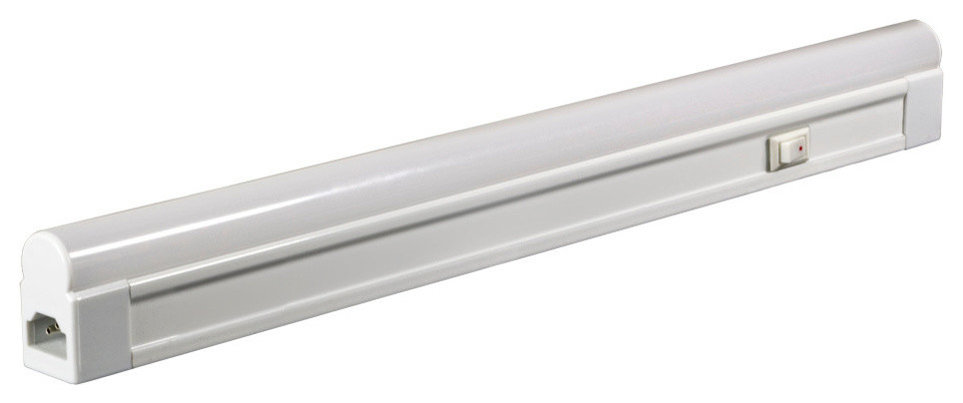 Sleek Led 24" 3000K White With Switch, White - Undercabinet Lighting ...