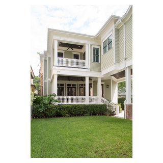 03 - Italianate Exterior Porches - Traditional - Exterior - Houston ...