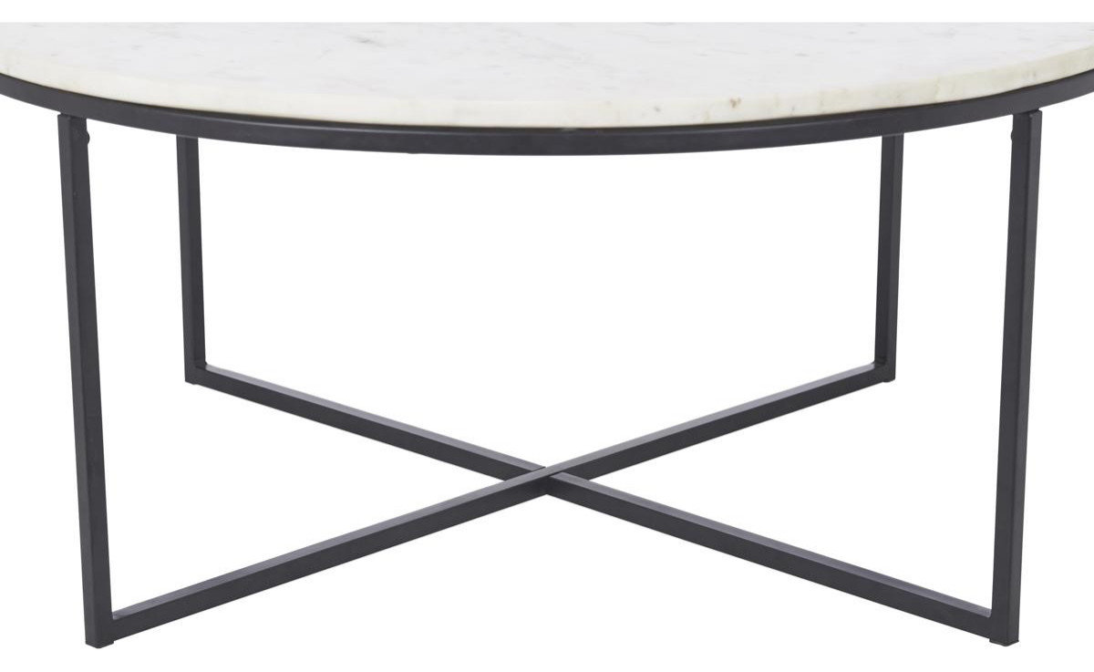 Livia Coffee Table, Matte Black - Transitional - Coffee Tables - by ...