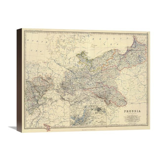 "Prussia, 1861" Stretched Canvas Giclee by Alexander Keith Johnston, 16 ...