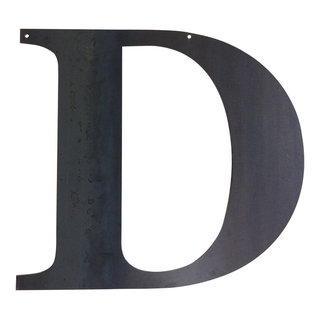 Rustic Large Letter "D", 24" - Contemporary - Wall Letters - by ...