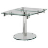 Glass Top Motion Dining Table, Regular - Contemporary - Dining Tables ...