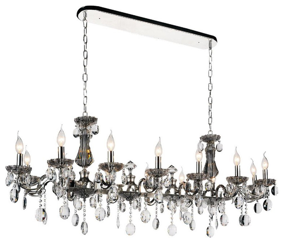 CWI Lighting Flawless 14 Light Up Transitional Metal Chandelier in ...