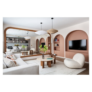 RENOVATION ET DECORATION APPARTEMENT 70M2 - Contemporary - Living Room ...