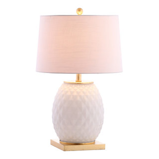 Diamond 25.5" LED Glass and Metal Table Lamp - Transitional - Table ...
