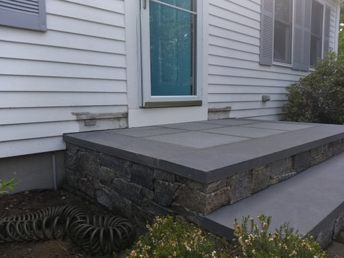 Bluestone steps and landing