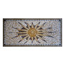 Golden Sun - Celestial Mosaic, 64" x 31" - Contemporary - Tile Murals ...
