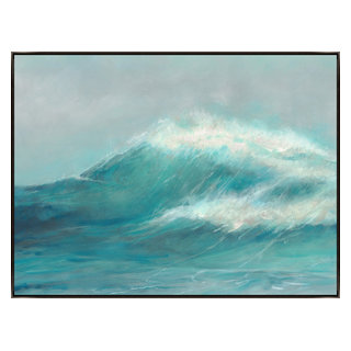 Soaring Waters Artwork, 40x30 - Beach Style - Prints And Posters - by ...