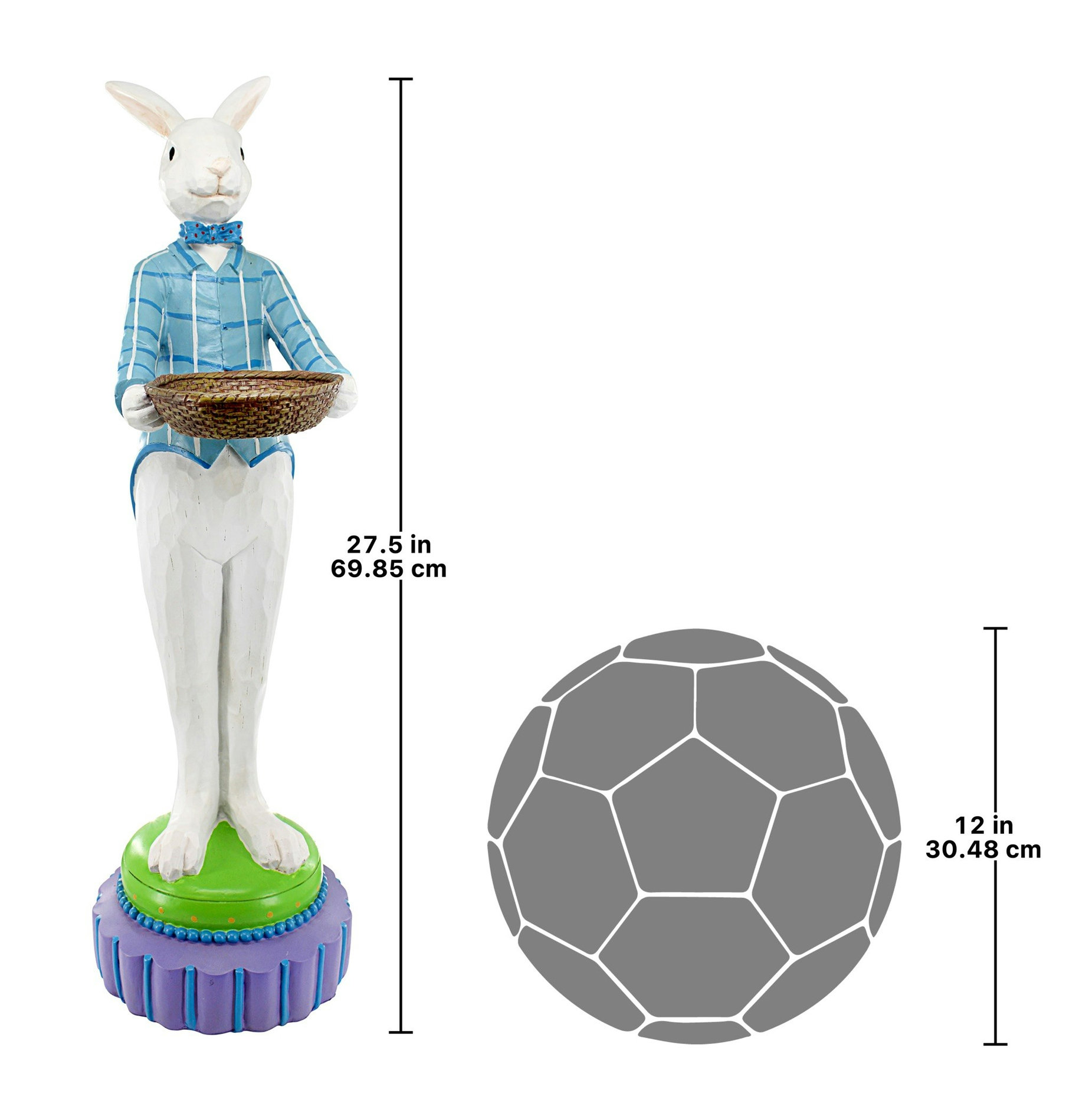 Mr Eggsy Rabbit Butler - Eclectic - Garden Statues And Yard Art - by ...