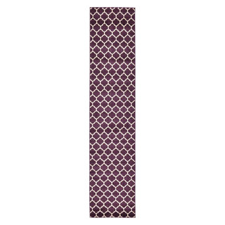 Rug Unique Loom Trellis Dark Purple Runner 2' 7 x 13' 0 - Contemporary ...