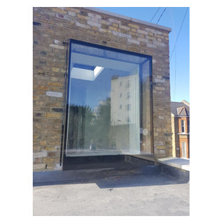 Oriel frameless box window - Contemporary - House Exterior - Kent - by ...