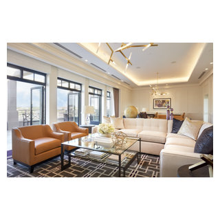Apartment Public Space - Living Room - DC Metro - by Mudan Interior ...