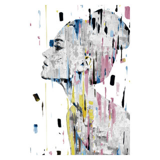 "Side View Portrait" Painting Print on Wrapped Canvas, 12x18 ...