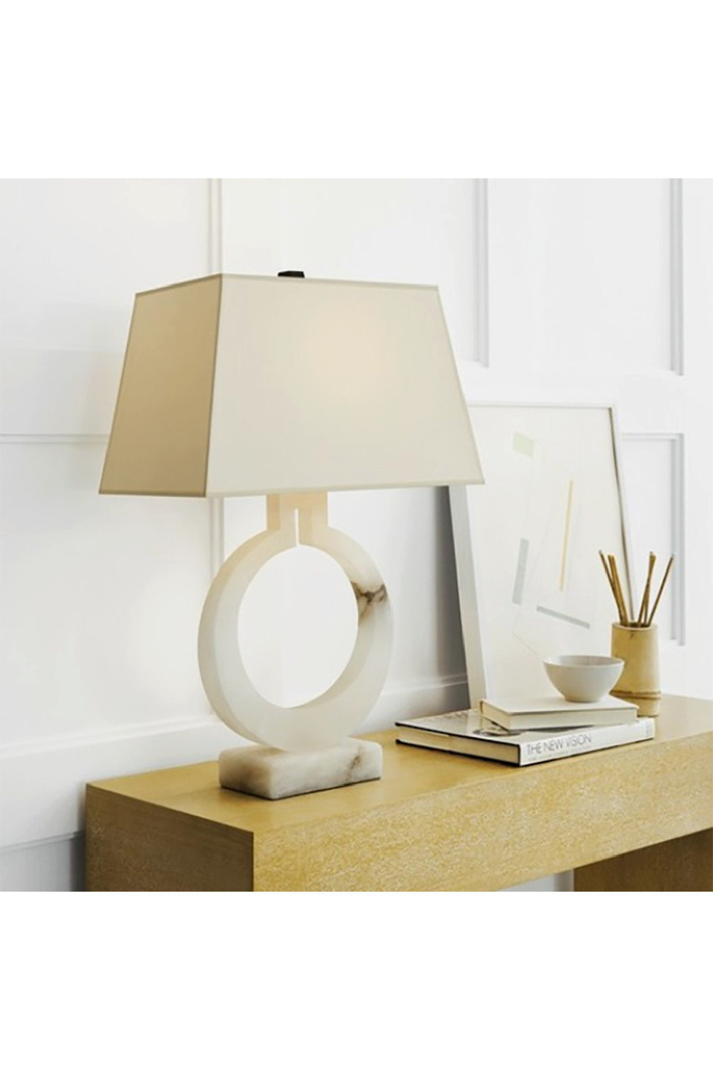Circular Base Modern Table Lamp | Andrew Martin Ring Form ...