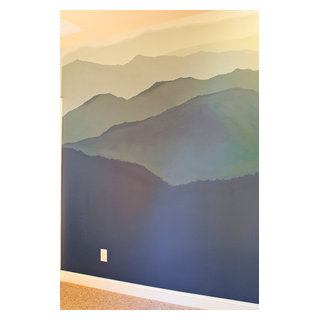 Blue Ridge Mountains Nursery Mural - Contemporary - Raleigh - by Murals ...