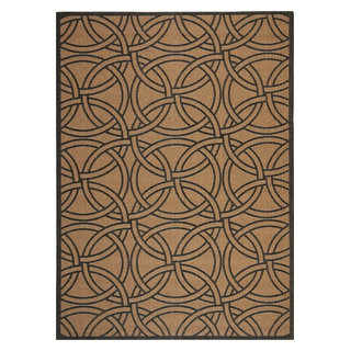 Safavieh Martha Stewart Links Rug, Gold and Black, 6'7"x9'6 ...