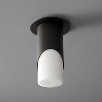 Ellipse Ceiling Light in Black, 6.000 - Transitional - Flush-mount ...