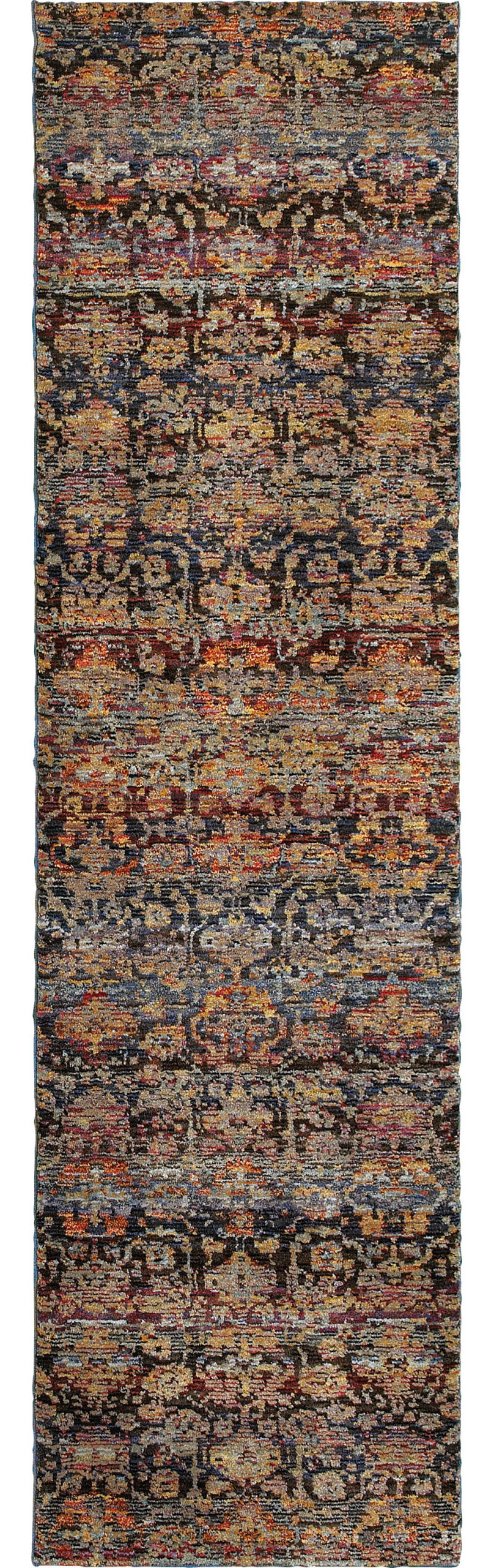 Oriental Weavers Andorra 6836C Multi/ Blue Area Rug, 2'3"X8 ...