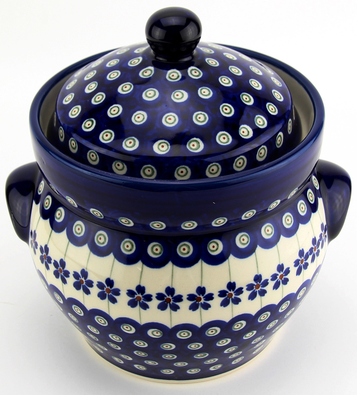 Polish Pottery Fermenting Crock Pot 7 Cups - Farmhouse - Kitchen ...