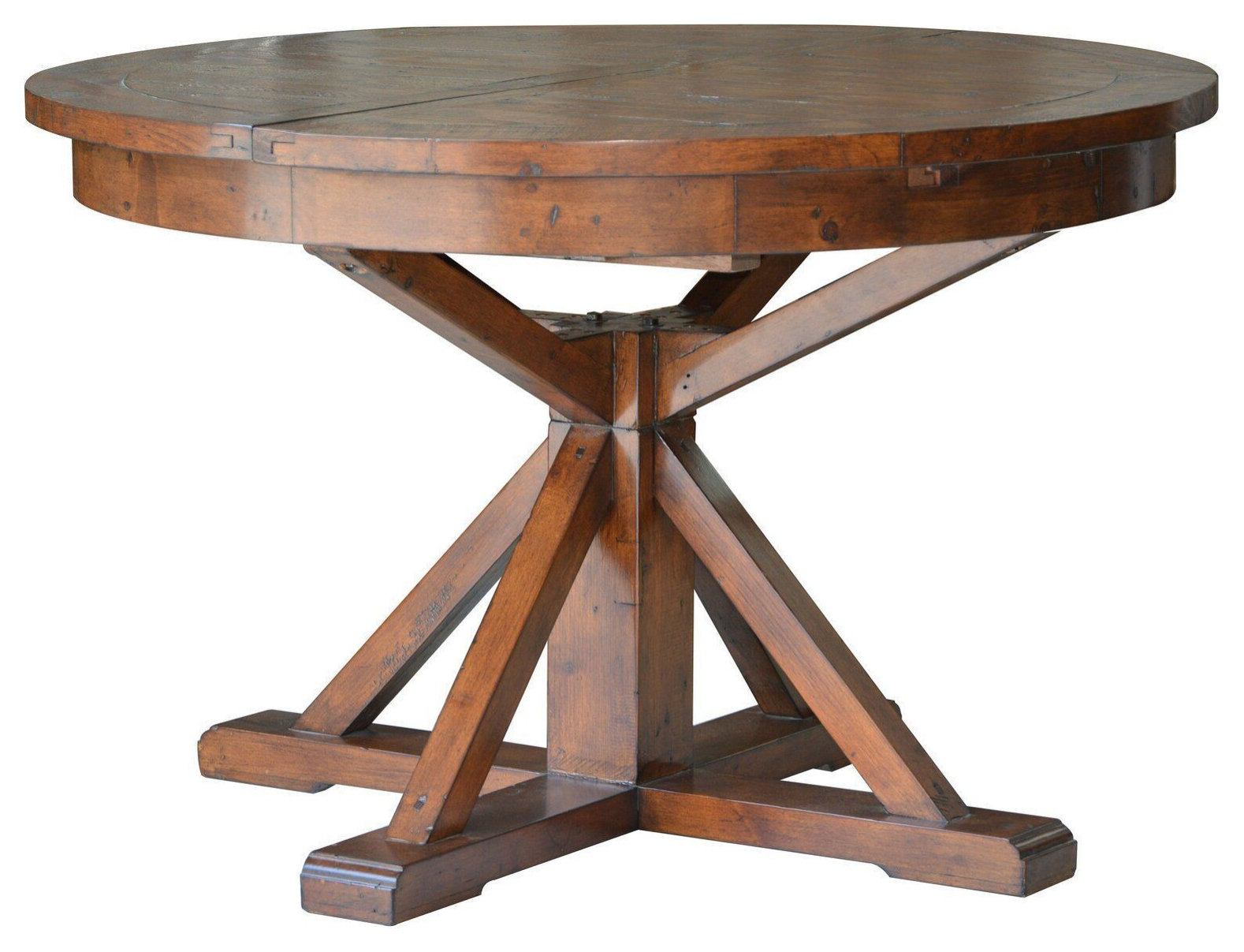 Irish Coast Round Extension Dining Table - Transitional - Dining Tables ...
