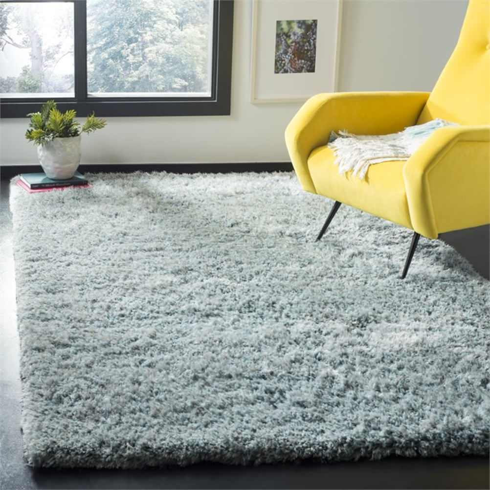 Safavieh Toronto 8' x 10' Hand Tufted Shag Rug in Blue, 8' x 10 ...