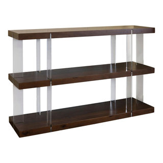 Austin Console Table, Chestnut Brown - Transitional - Console Tables ...