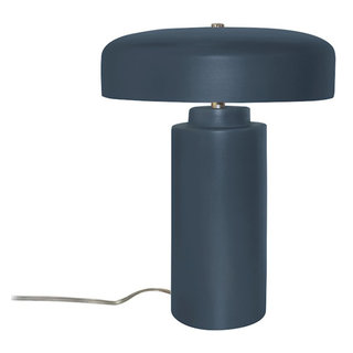 Justice Design Portable 2 Light Tower Kava Table Lamp, Sky/White - CER ...