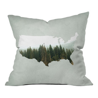 Chelsea Victoria American Landscape Throw Pillow, 26"x26 ...