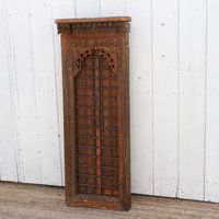 Antique Indian Arched Carved Window - Mediterranean - Windows - by De ...