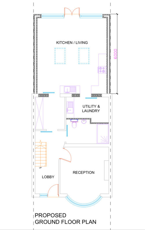 Best way to layout kitchen & utility room