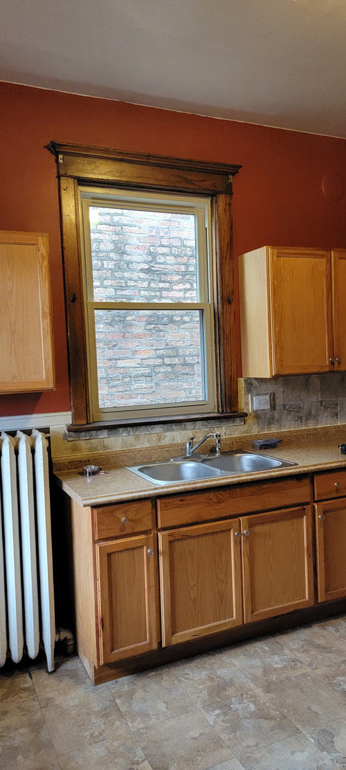 Difficult kitchen layout - help?