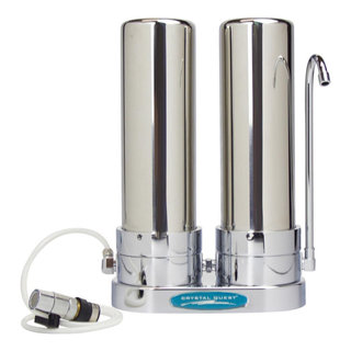 Lead Countertop Water Filter System, Double - Traditional - Water ...