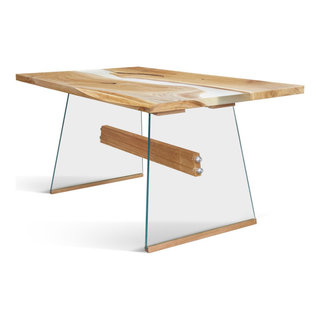 ADARA Solid Wood Dining Table - Contemporary - Dining Tables - by ...