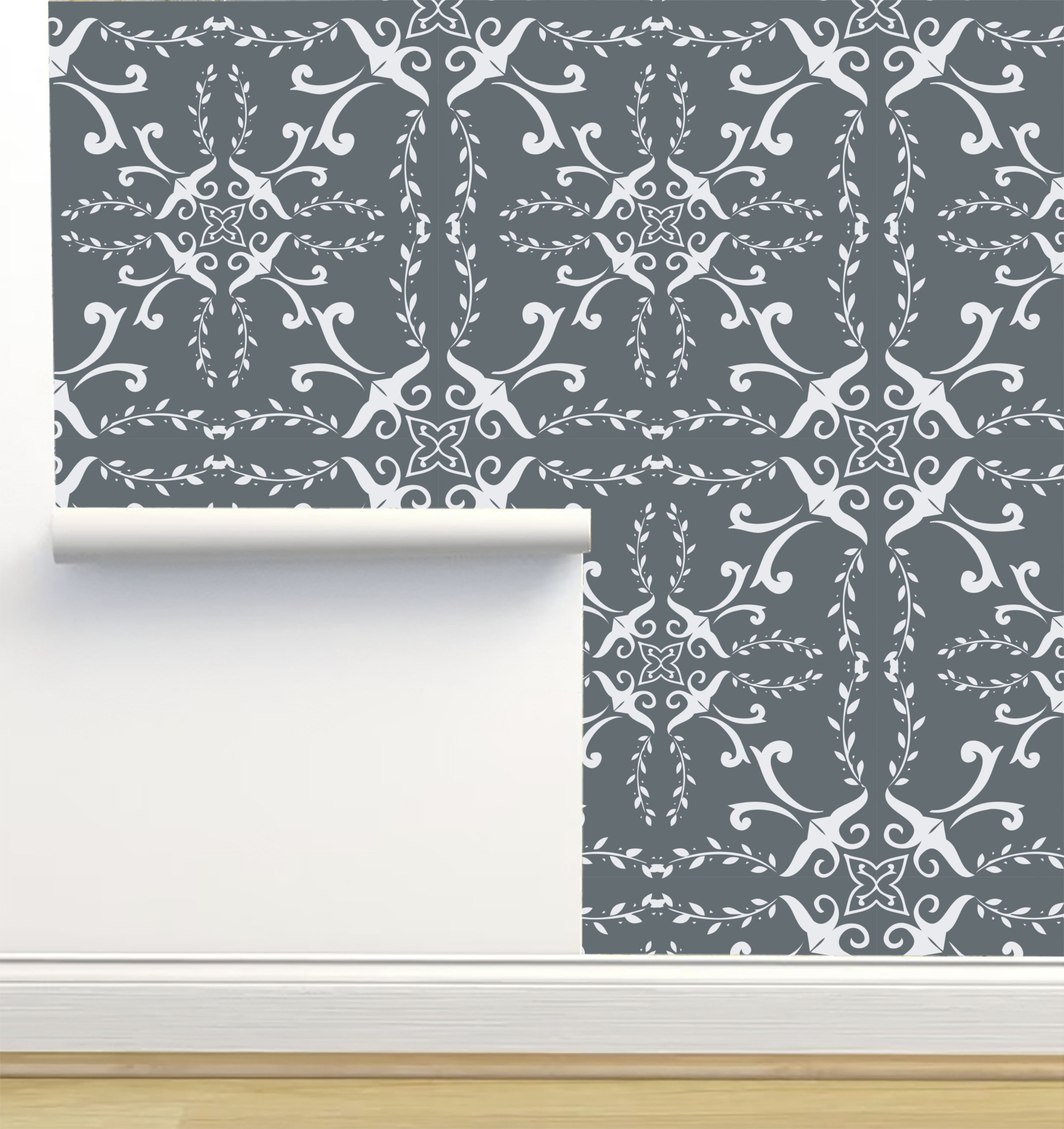 Geometric Motifs 11 Wallpaper by Monor Designs, Sample 12"x8" - Contemporary - Wallpaper - by ...