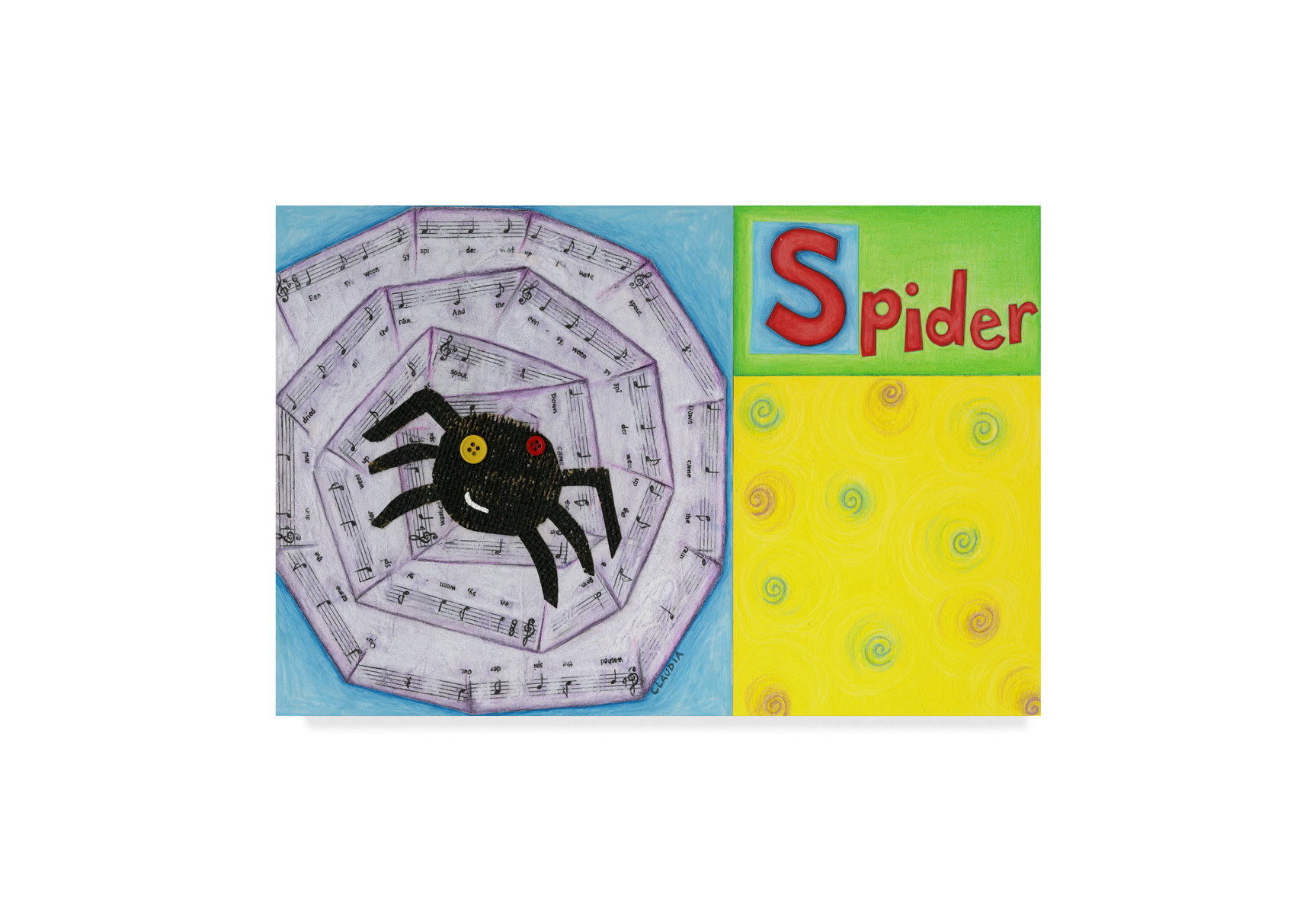 Claudia Interrante 'Spider Friend' Canvas Art, 32"x22", 32"x22 ...