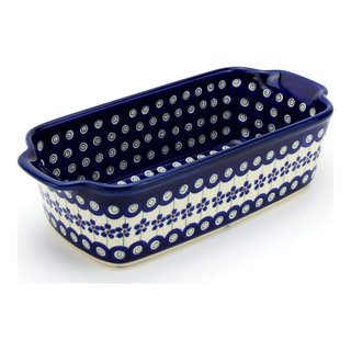 Polish Pottery Loaf Bread Baker by Zaklady Boleslawiec - Polish ...